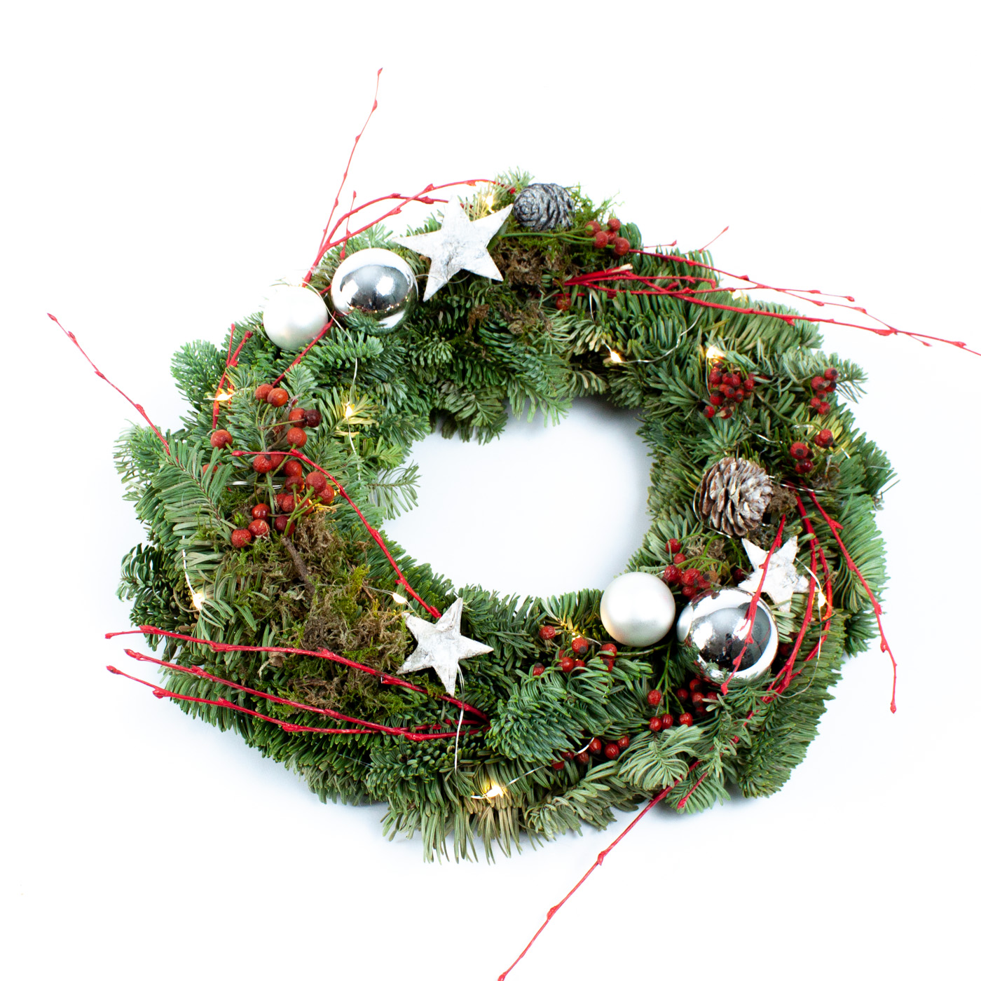 Kerstkrans voor buiten en binnen | Bloemenvandeteler.nl
